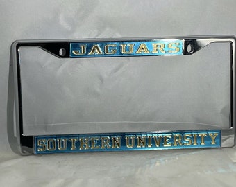 Southern University Jaguars License Plate Frame - Etsy
