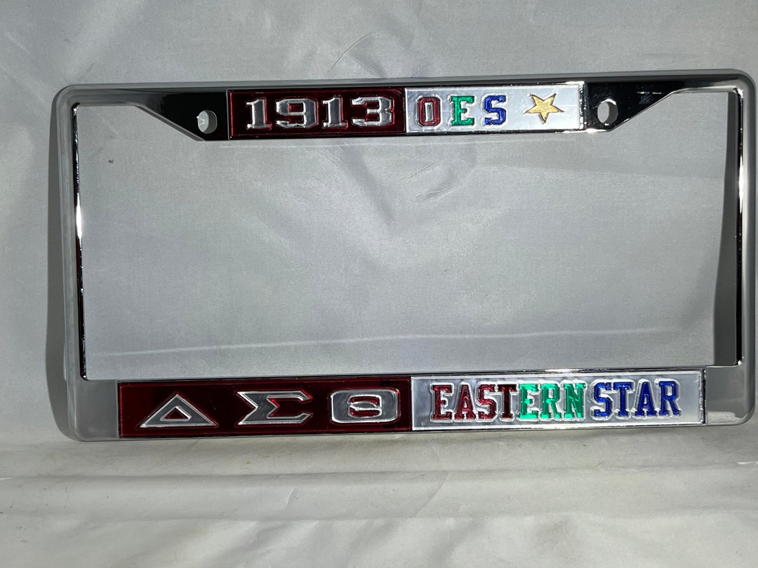 1913 DST/ OES Eastern Star Split License Frame - Etsy