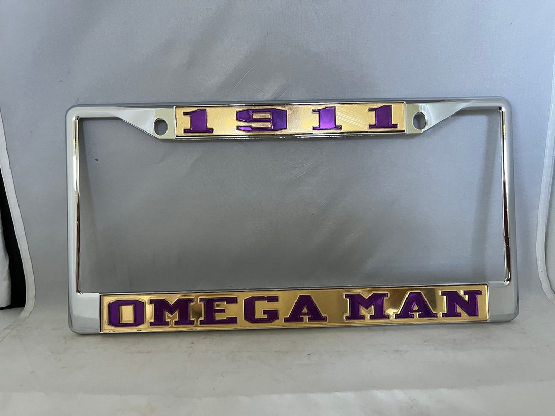 OPP-1911 Omega Man License Frame- Gold Background - Etsy