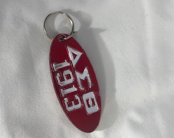 Delta Key Ring - Delta Sigma Theta Key Ring - Sorority Key Ring - DST ...