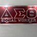 Delta Sigma Theta DST License Plate Red Background Mirror Letters ...