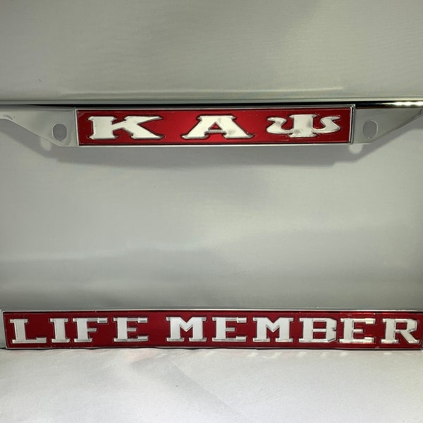 Kappa Alpha Psi Life Member Plate - Etsy