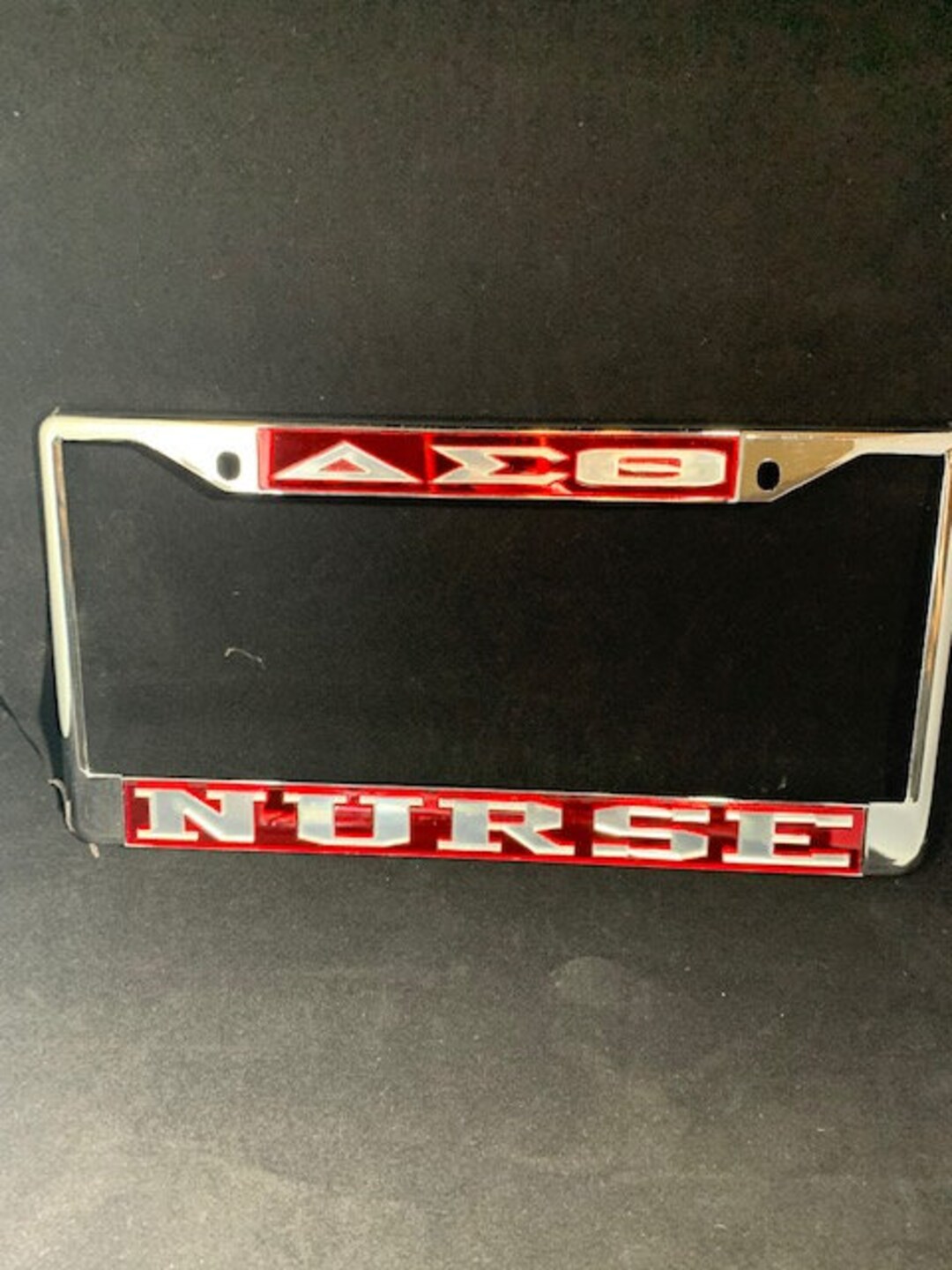 Delta Sigma Theta Nurse License Frame Red Background Mirror - Etsy