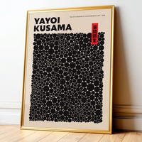 Yayoi Kusama Poster - Abstract Yayoi Kusama Print as Japanese Wall Art ...