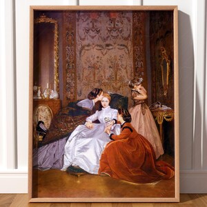 Auguste Toulmouche Print, the Reluctant Bride, Victorian Era Wall Art ...