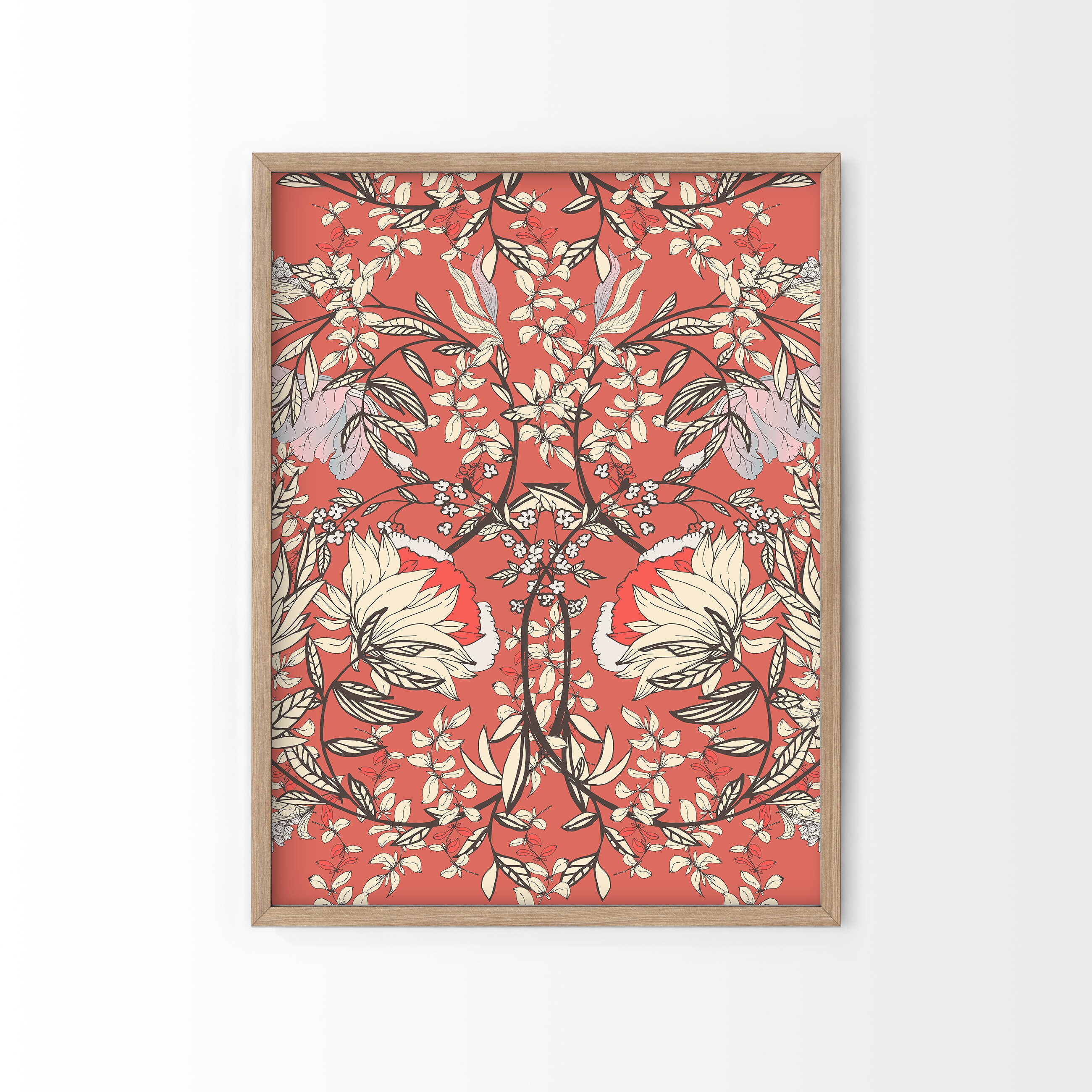 William Morris Print Leaves Wall Art Floral Pattern Print - Etsy Canada