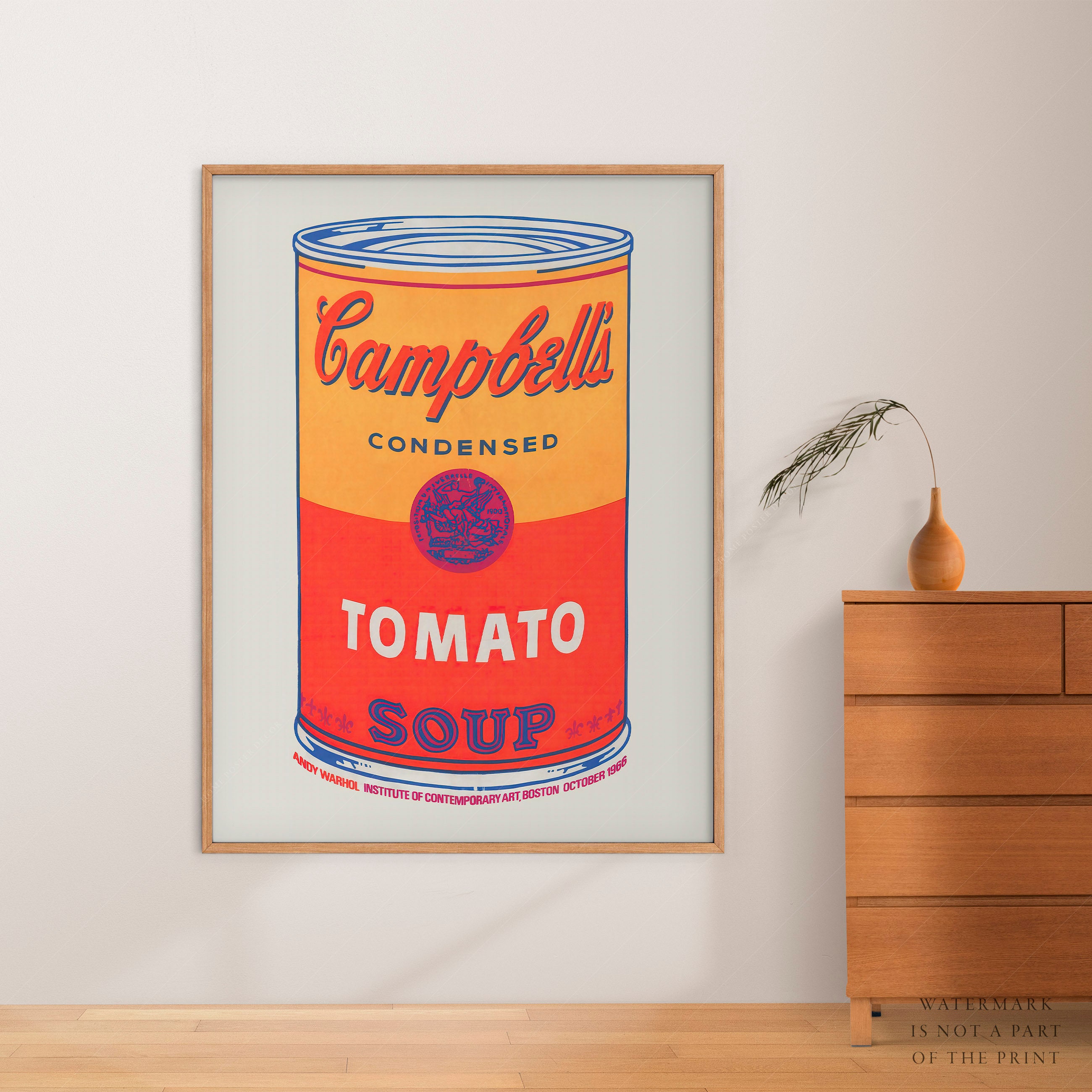Andy Warhol Campbell's Soup Tomato Cans Pop Art Retro - Etsy Canada