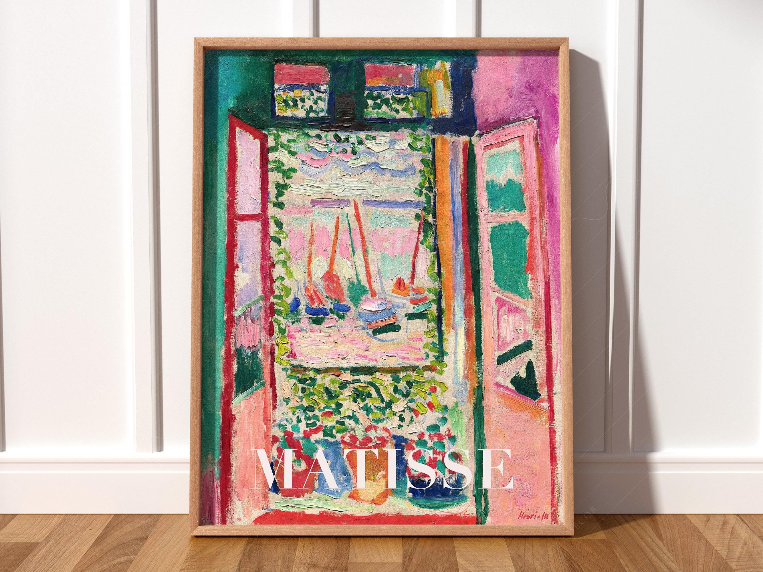 Matisse 'open Window' Print, Museum Quality, Pink Decor - Etsy