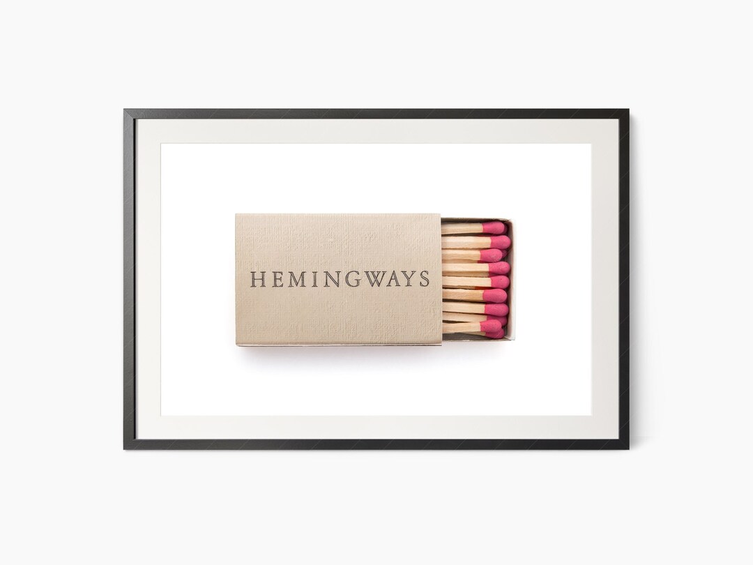 Chic Home Decor Vintage Matchbox Photography Elegant Wall Art Book ...