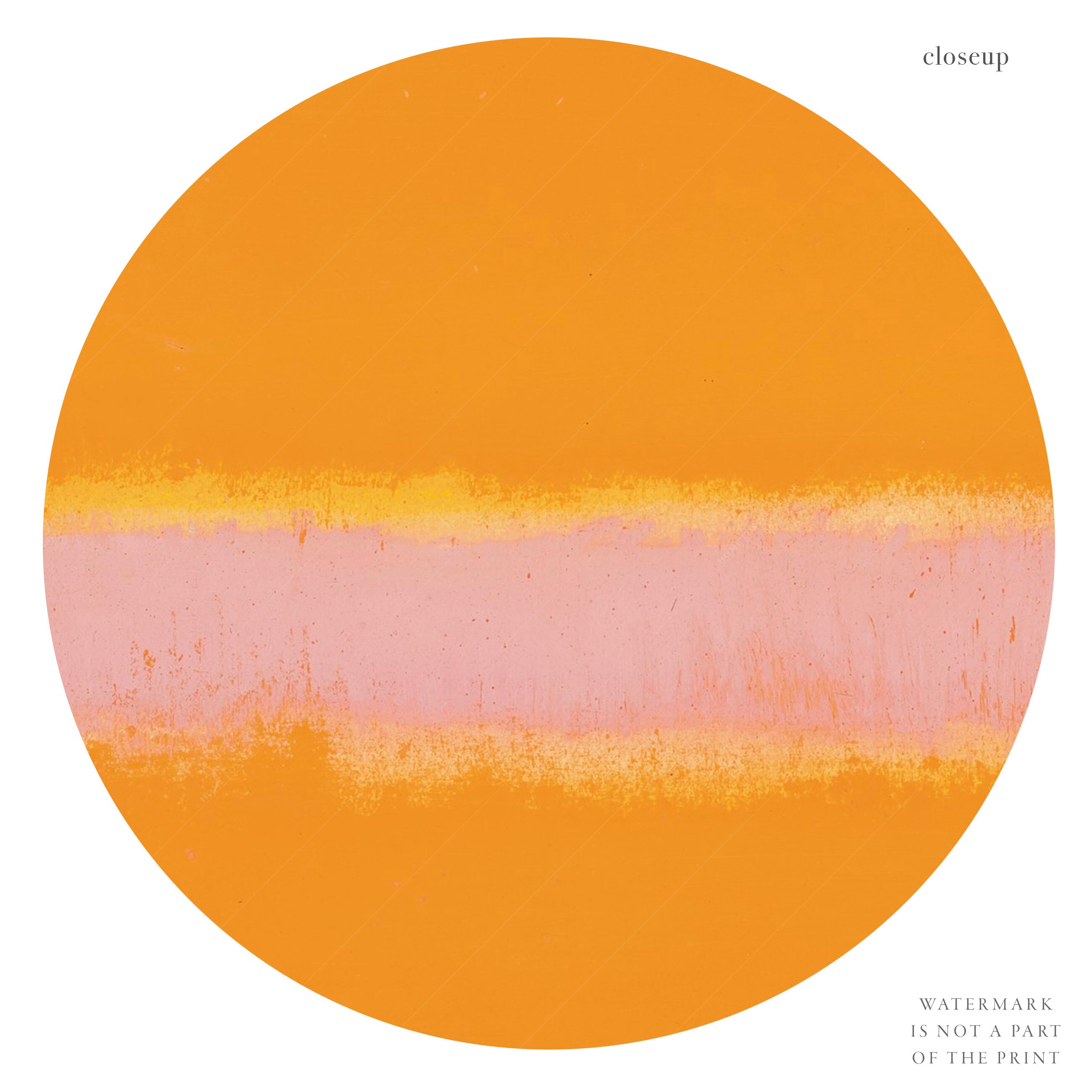 Orange Yellow Rothko Print Modern Wall Decor Trendy Poster - Etsy