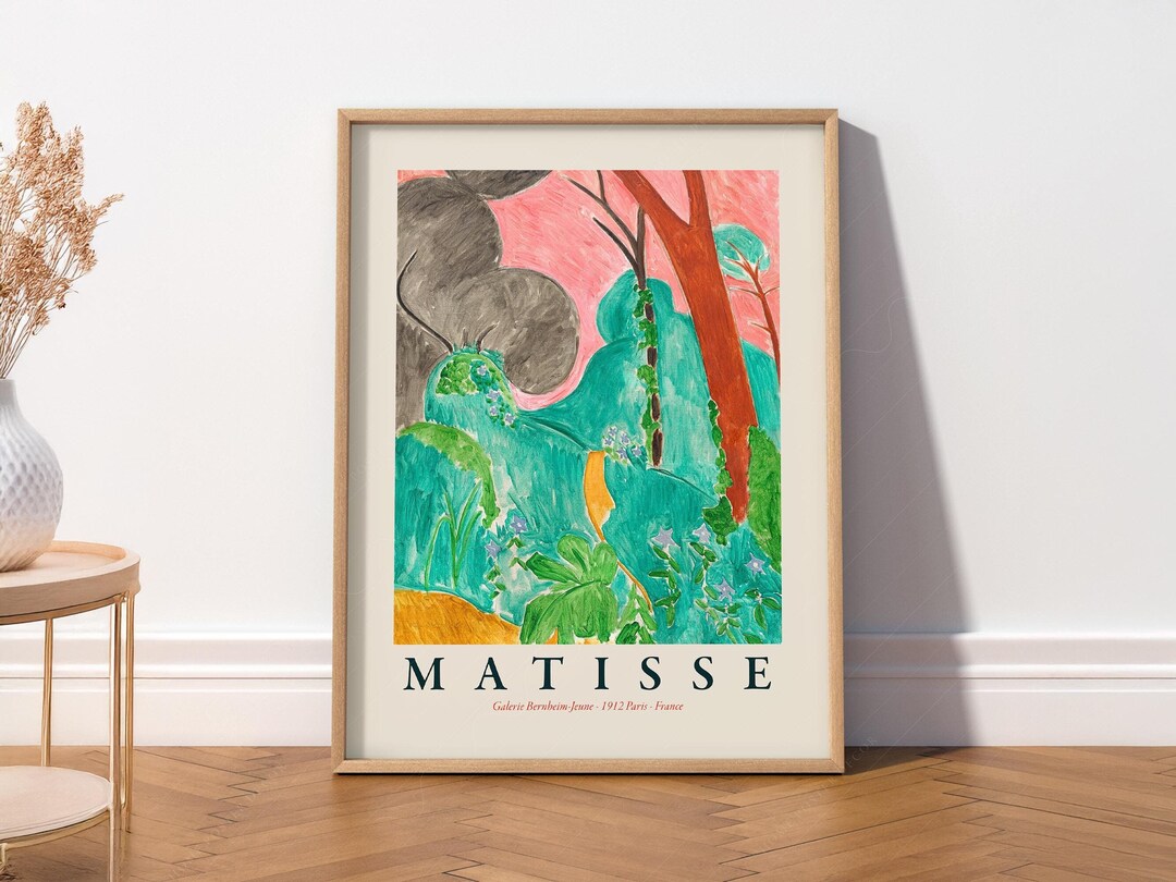 Henri Matisse Print, Matisse Exhibition, Matisse Garden, Floral Art ...