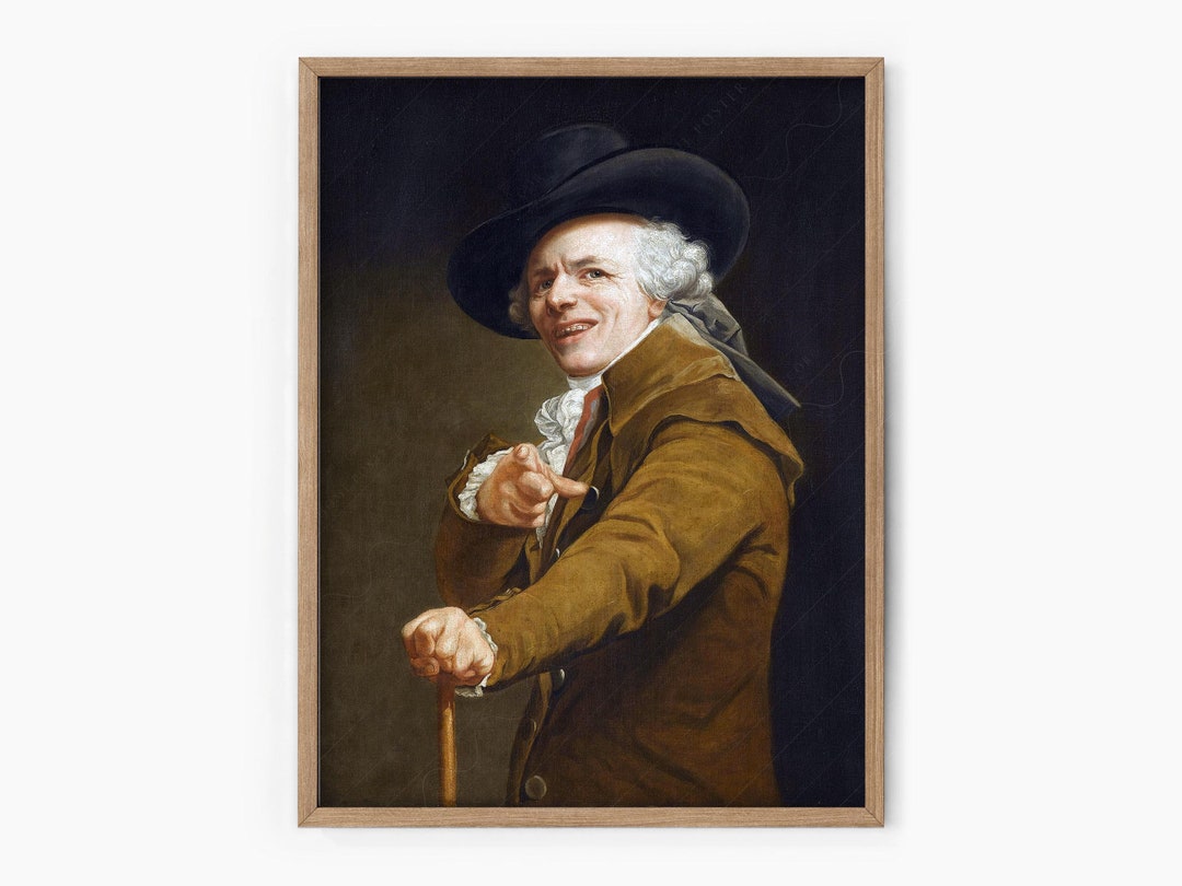 Joseph Ducreux 1790 Self-portrait of the Artist With a Mocking Face ...