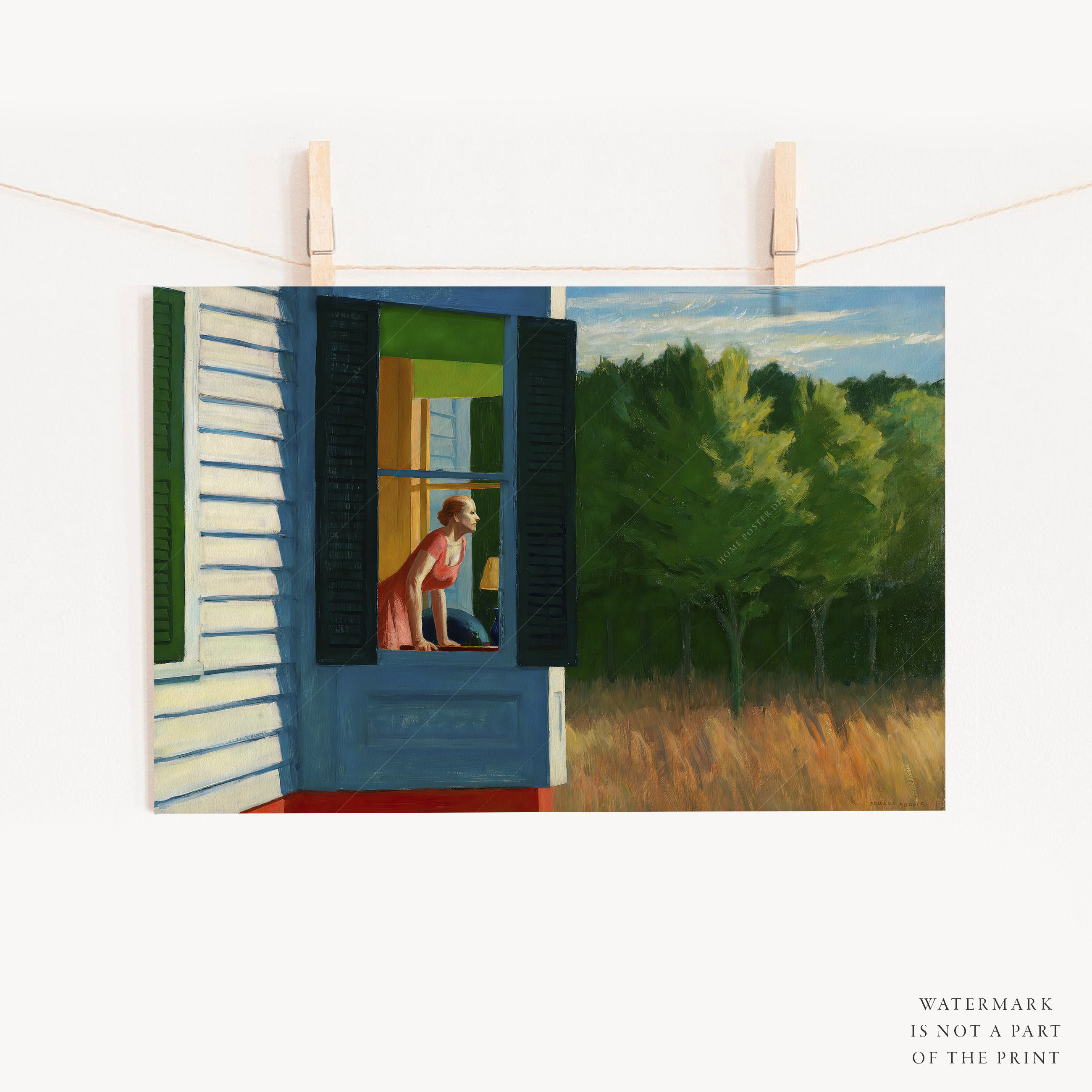 Edward Hopper Art Cape Cod Morning American Art Museum - Etsy