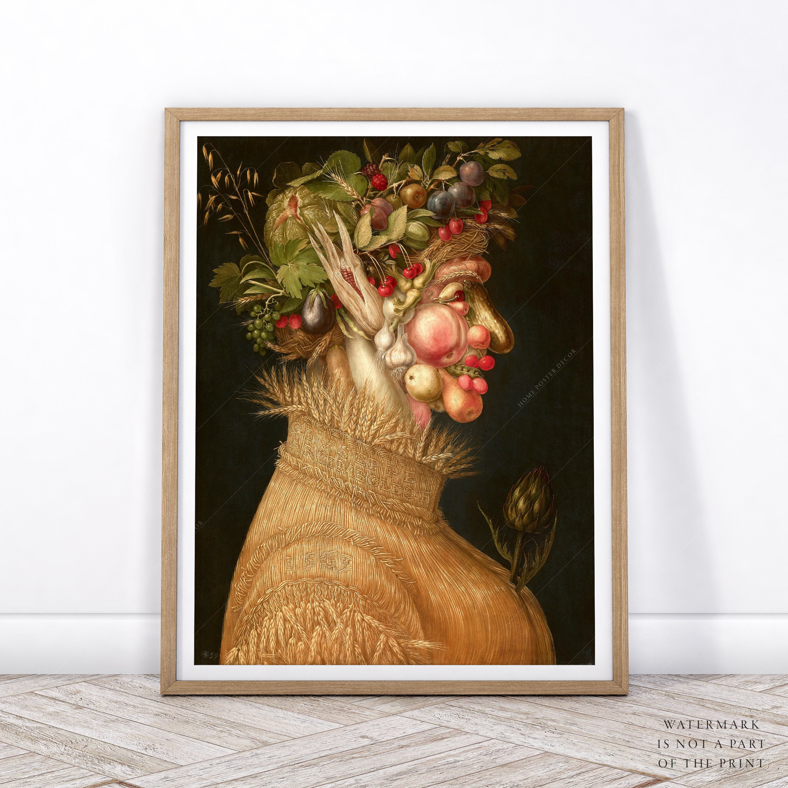 Giuseppe Arcimboldo Fruits Print Vegetables Art Flowers | Etsy