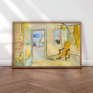 Matisse Print the Yellow Room Ocean View Neutral Wall Art Nautical ...