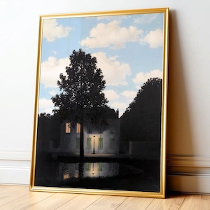 Rene Magritte 'empire of Light' Surrealist Art Print - Etsy