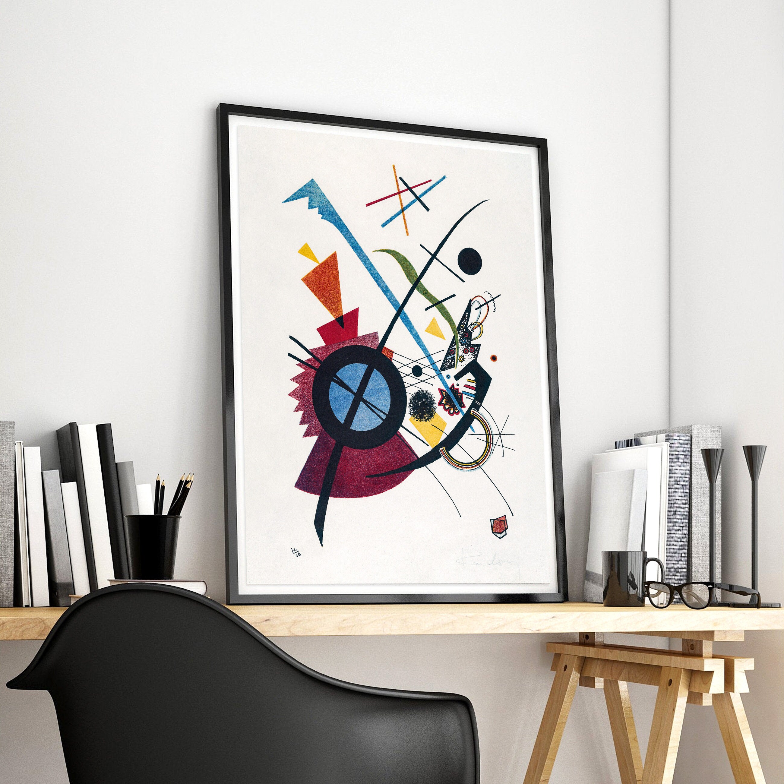 Wassily Kandinsky Poster Abstract Wall Art Gift for Him | Etsy Canada