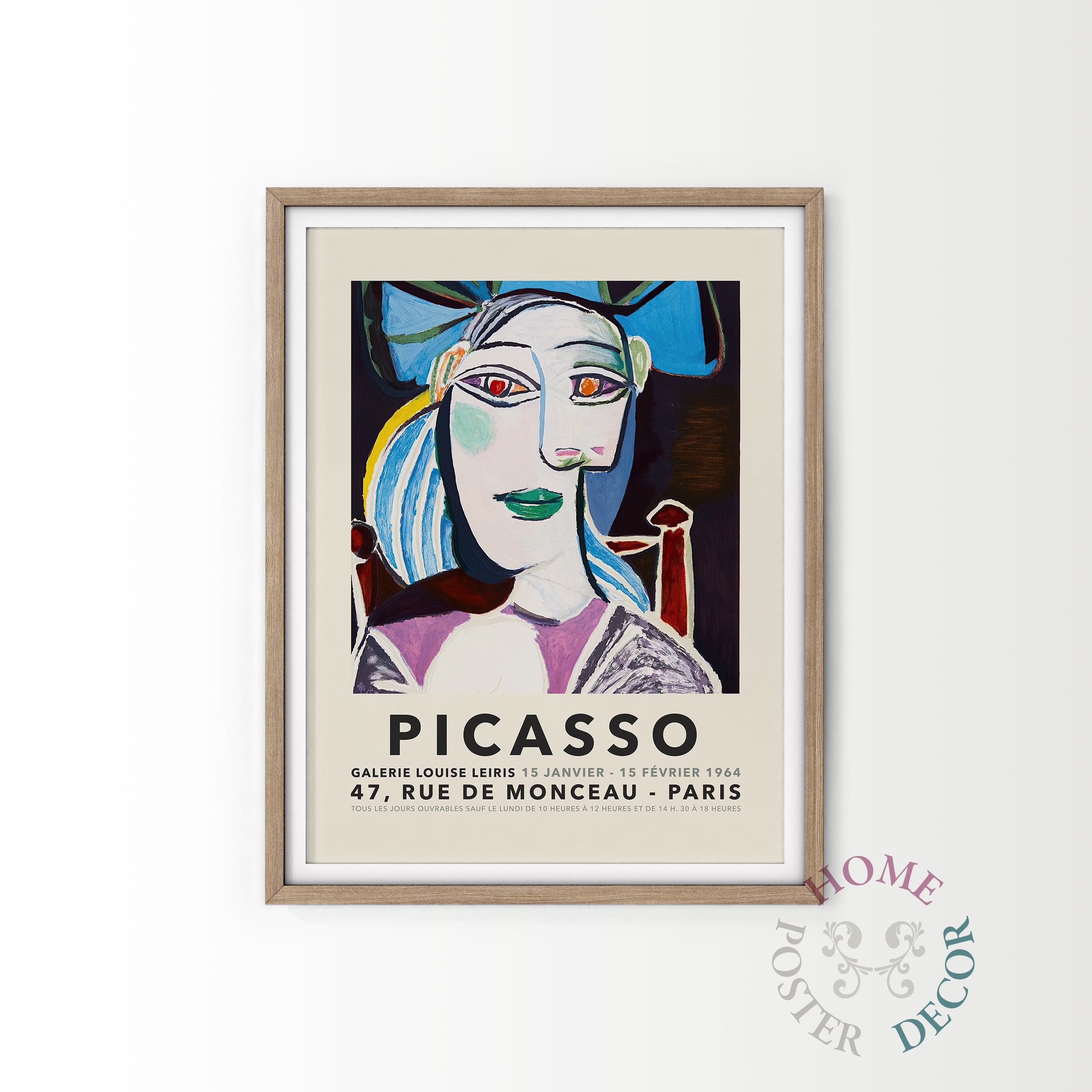 Pablo Picasso Print Picasso Faces Picasso Exhibition Gift | Etsy