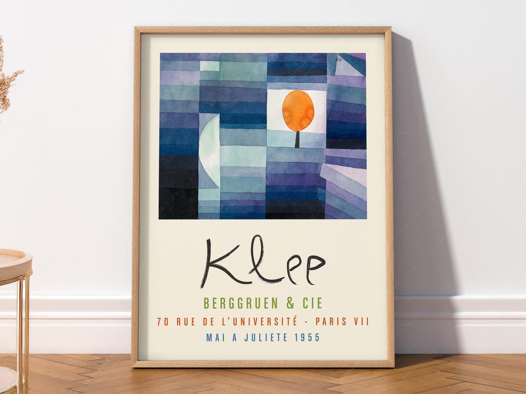 Paul Klee Poster, Bauhaus Poster, Colourful Print, Geometric Print ...