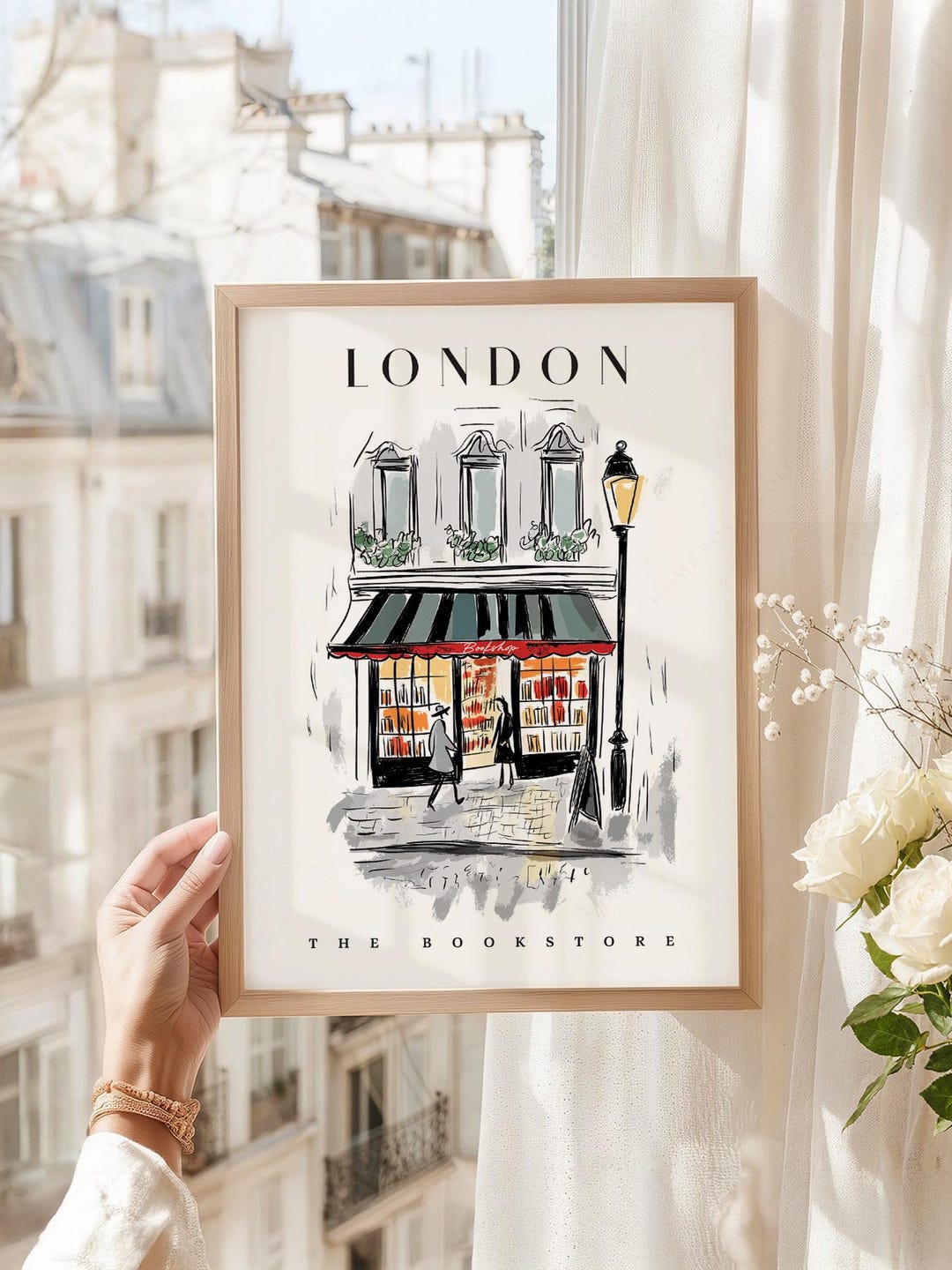 London Art Print: City Wall Art, Book Lover Gift - Etsy Canada