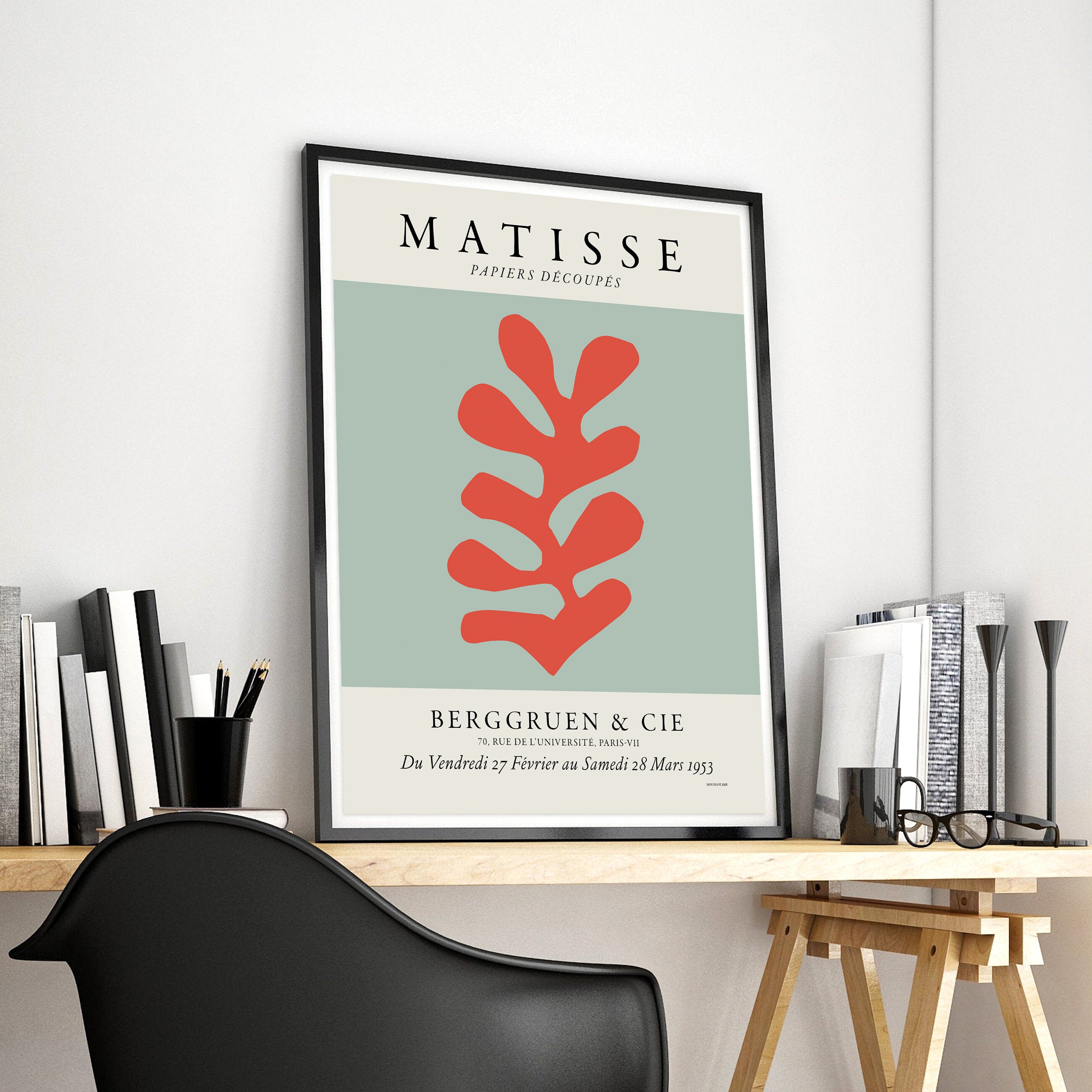 Matisse Leaf Poster Henri Matisse Print Neutral Wall Art | Etsy