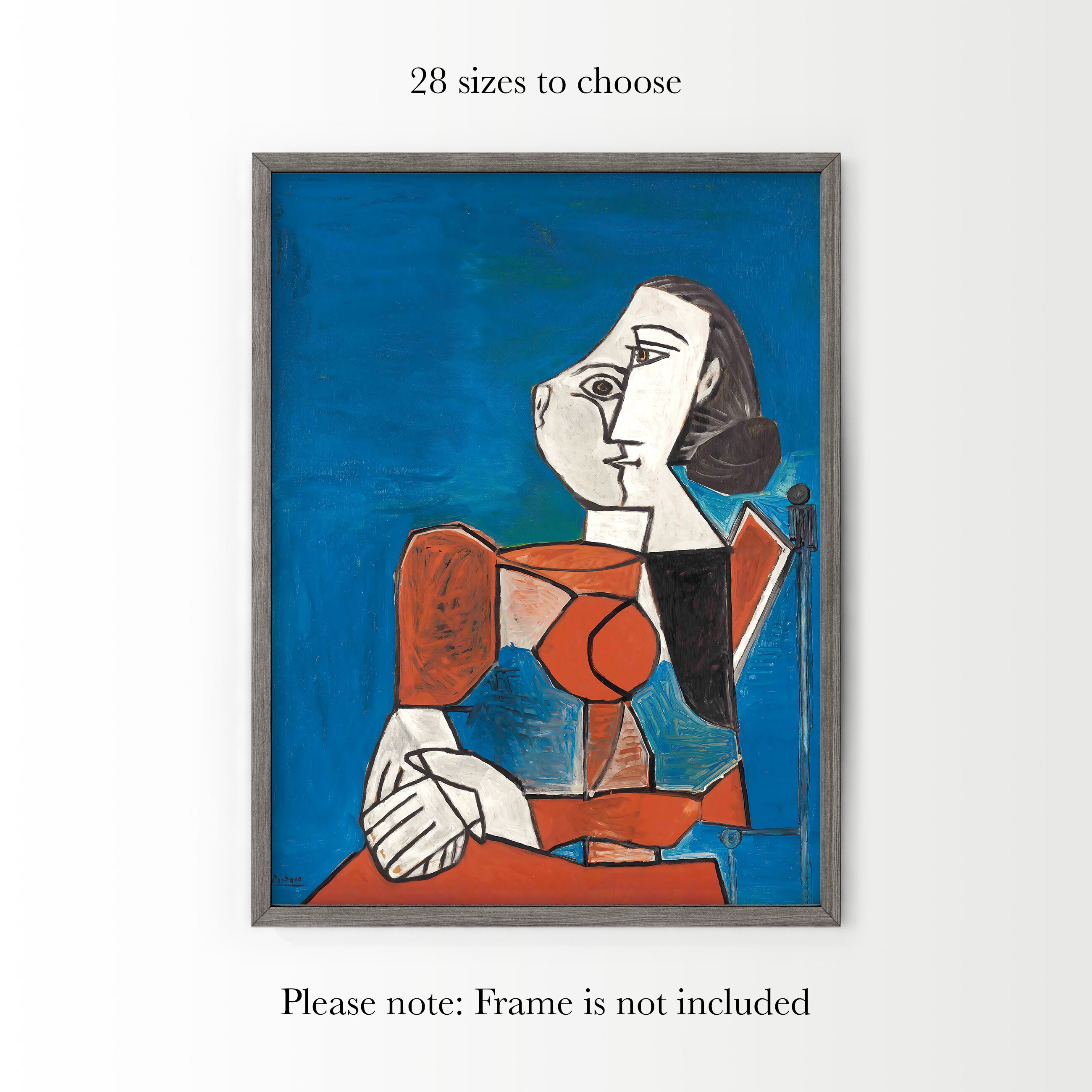 Pablo Picasso Poster Picasso Mirror Face Gift for Him | Etsy Canada