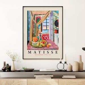 Henri Matisse Table With Fruits Interior With Phonograph Muted Sunlit ...