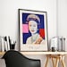 Queen Elizabeth II, Andy Warhol Poster, Pop Art, Famous Portrait ...