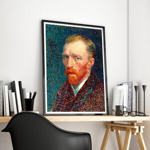 Van Gogh Poster, Van Gogh Portrait, Self-portrait, Van Gogh Painting ...