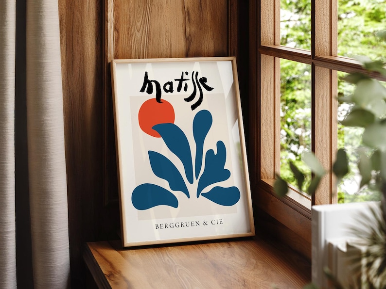 Colorful Wall Art Matisse Print Gift for Her Exhibition Poster Modern ...