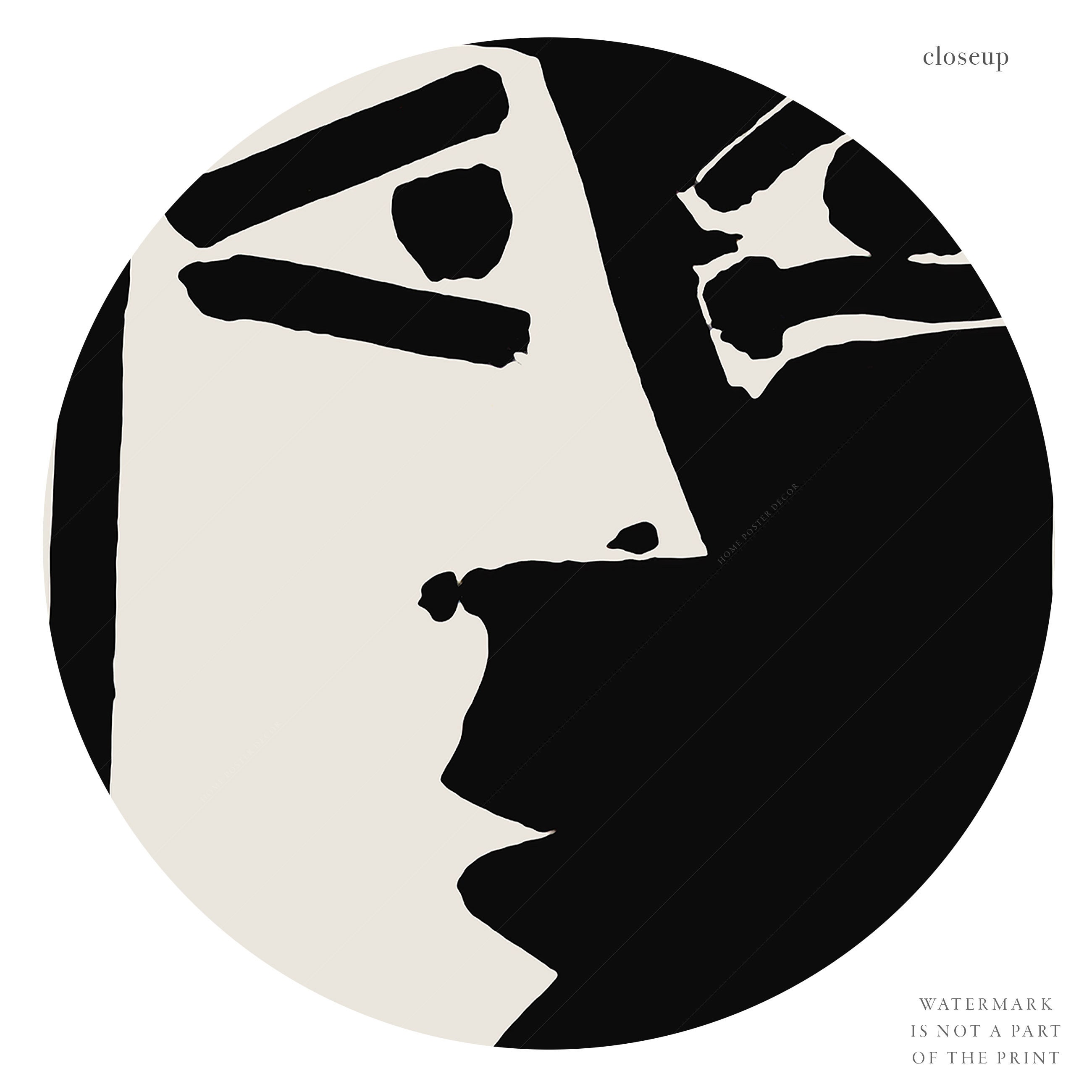 Pablo Picasso Print Picasso Wall Art Two Faces Black White | Etsy Canada