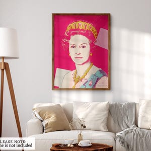 Andy Warhol Poster, Queen Elizabeth II, the Crown, Pop Art 6-1 - Etsy