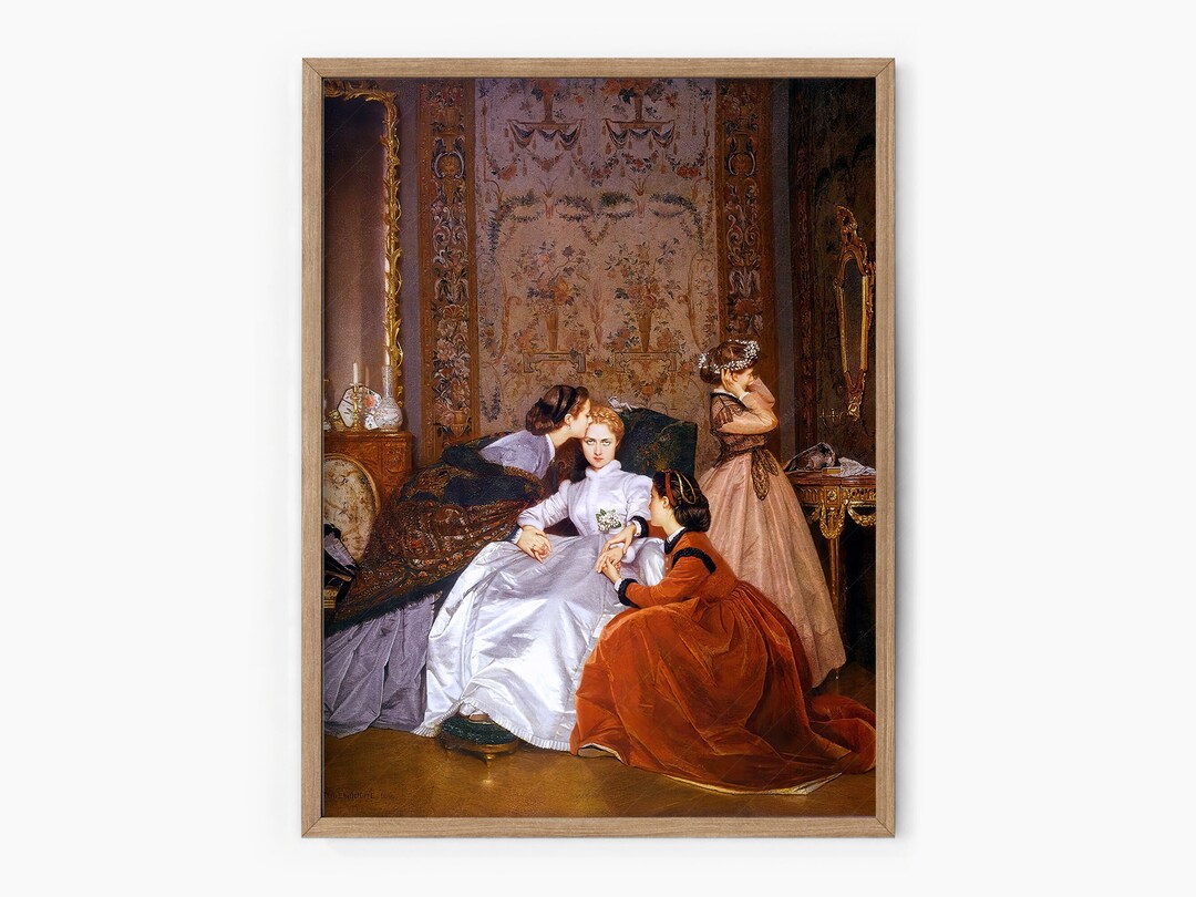 The Reluctant Bride, La Fiancée Hésitante, Auguste Toulmouche, Love ...