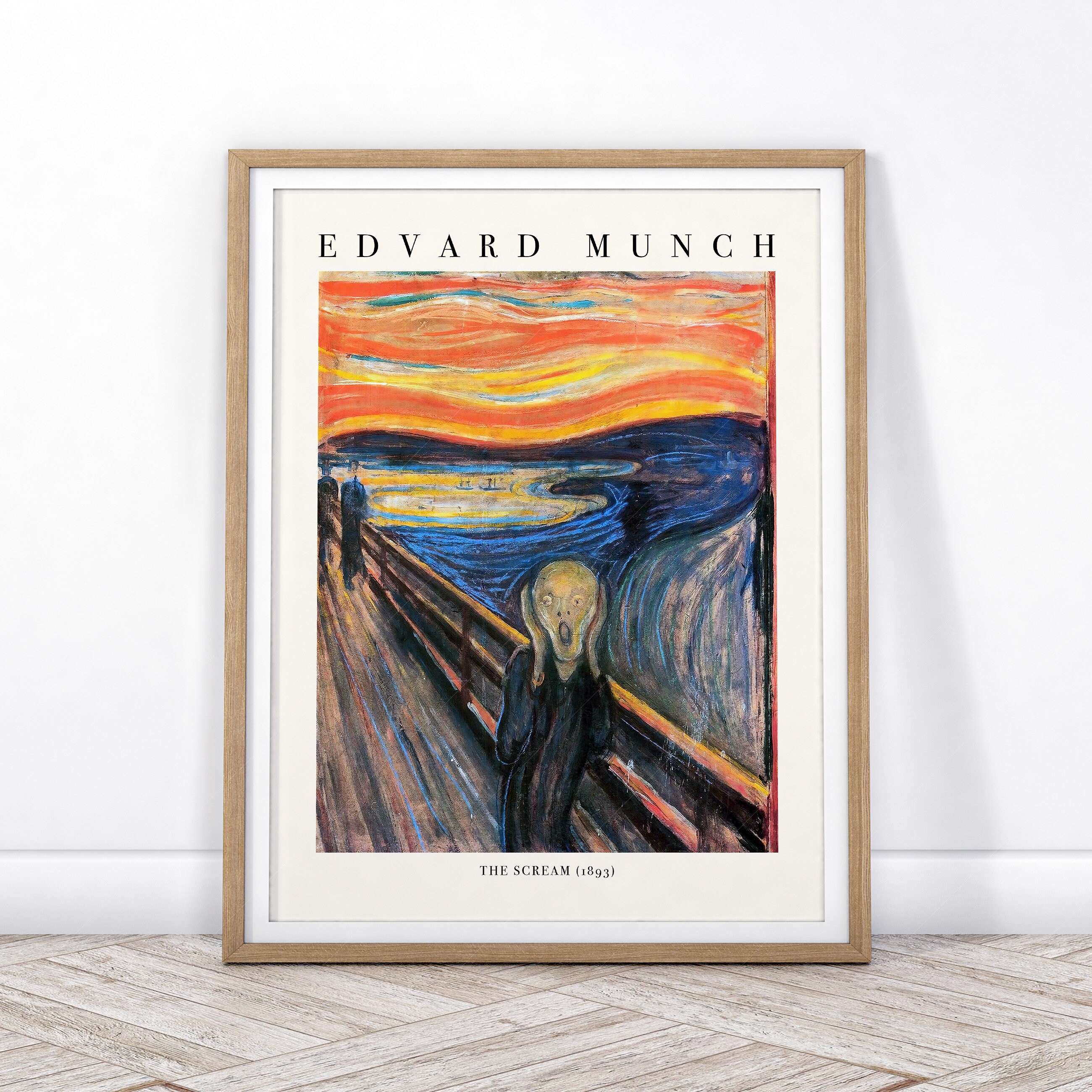 Edvard Munch Print the Scream Print the Scream Poster - Etsy Canada