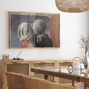 The Lovers by Rene Magritte 1928 Boyfriend Girlfriend Gift Famous ...