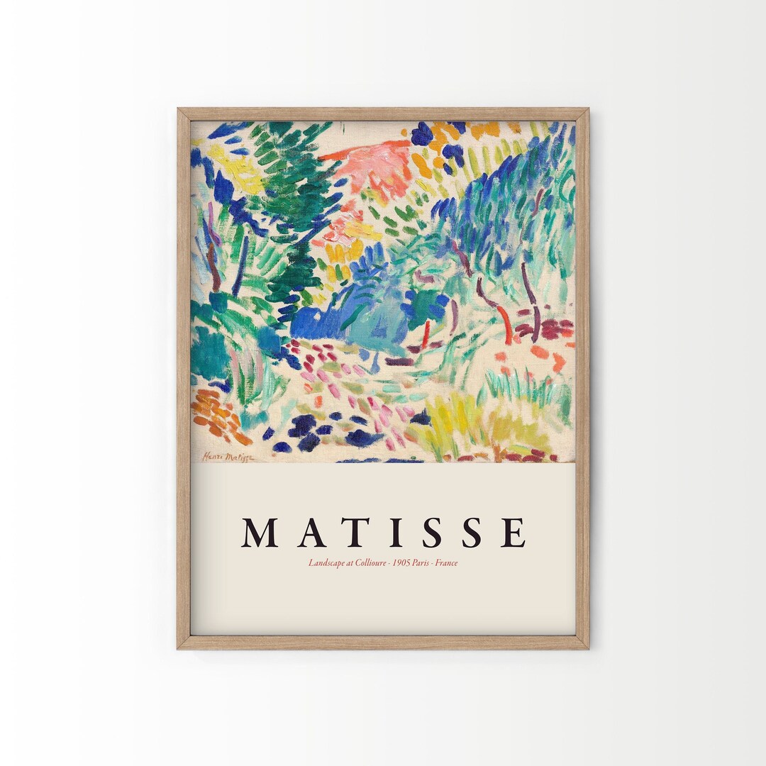 Henri Matisse Print, Exhibition Print, Landscape at Coulliere, Matisse ...