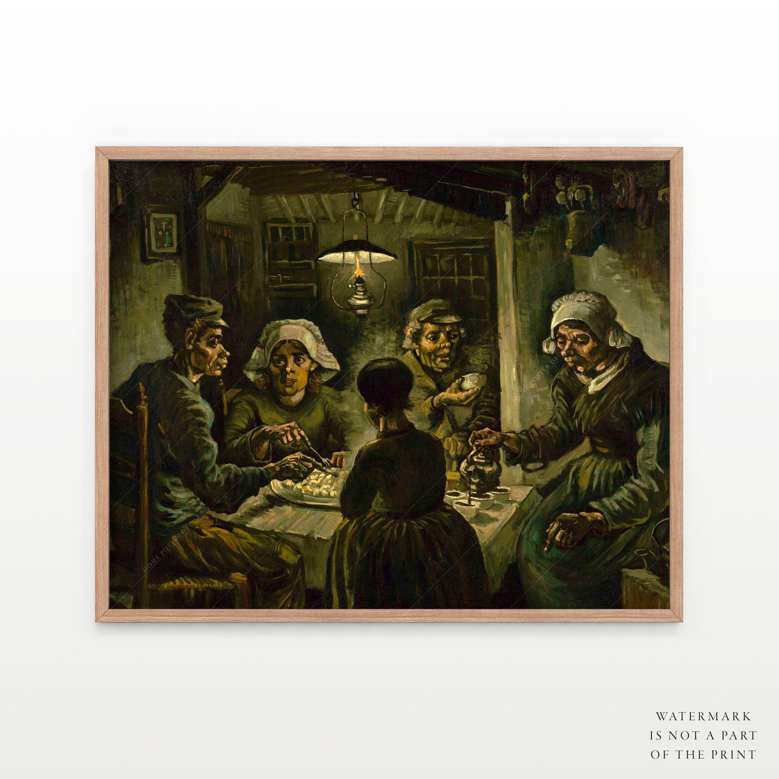 Van Gogh Print the Potato Eaters Famous Artwork Nightlife - Etsy