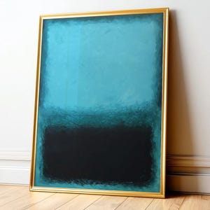 Mark Rothko Poster, Blue Abstract Art Print, Modern Wall Decor 4 - Etsy