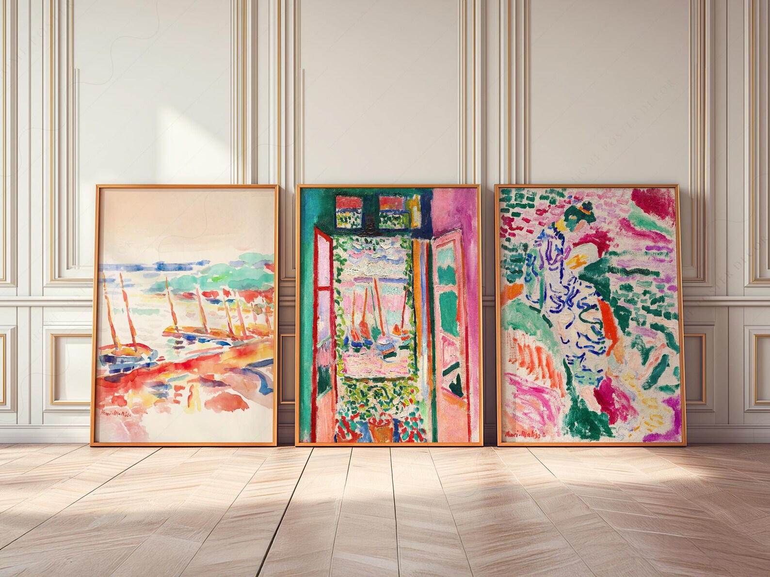 Matisse Gallery Wall, Open Window, Collioure Poster, Set of 3 Prints ...