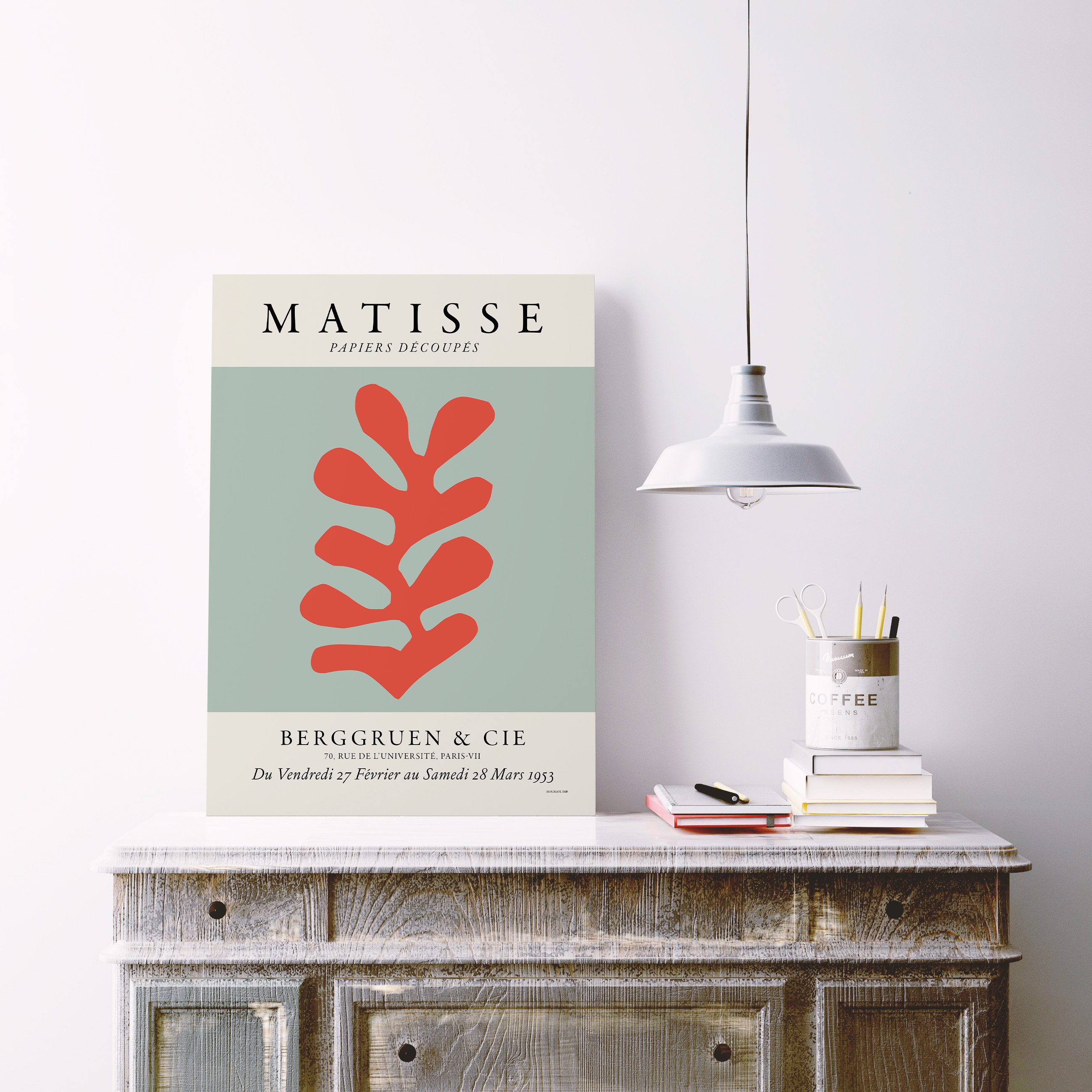 Matisse Leaf Poster Henri Matisse Print Neutral Wall Art | Etsy