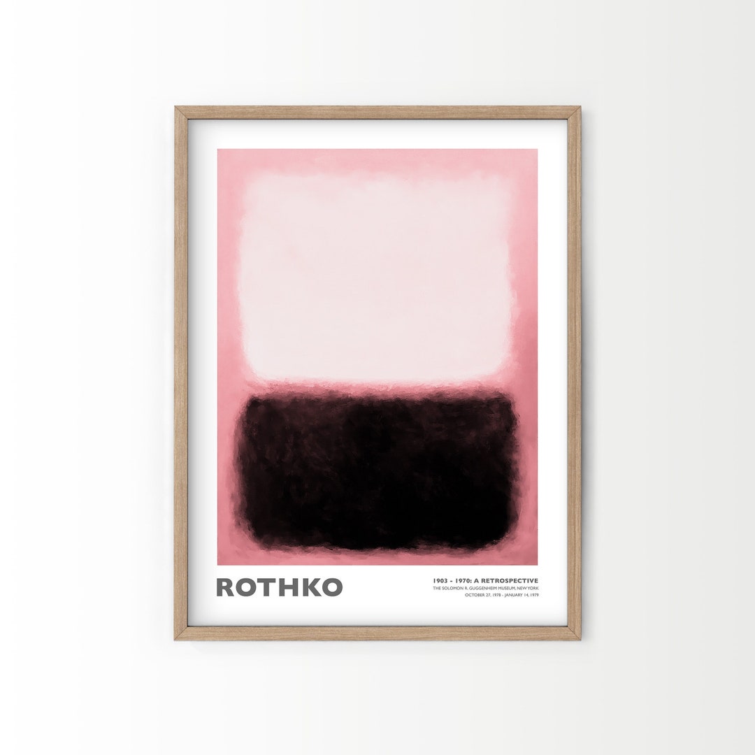 Mark Rothko Print, Abstract Art, Modern Art, Minimalist Decor, Rothko ...