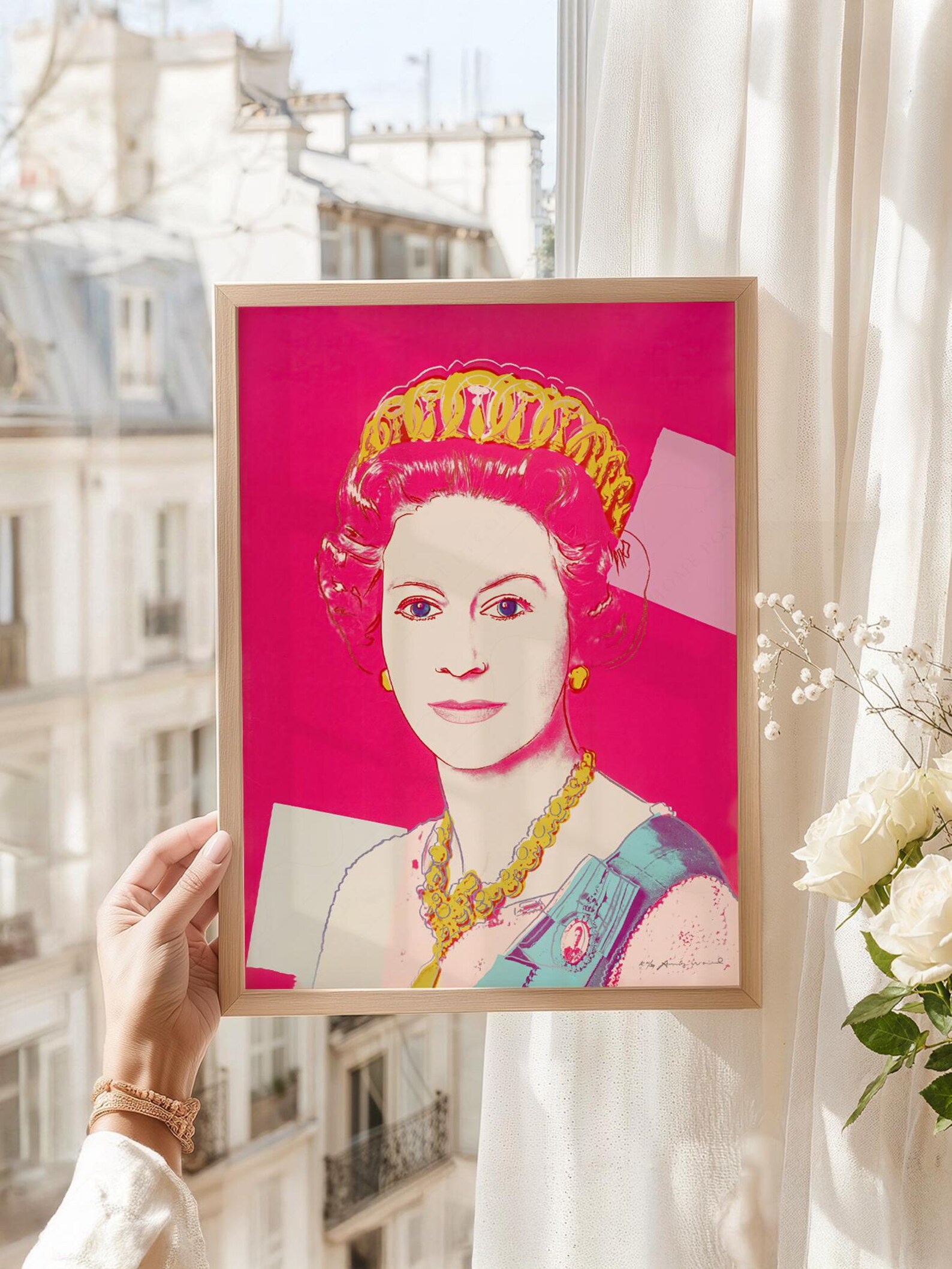 Andy Warhol Poster, Queen Elizabeth II, the Crown, Pop Art 6-1 - Etsy