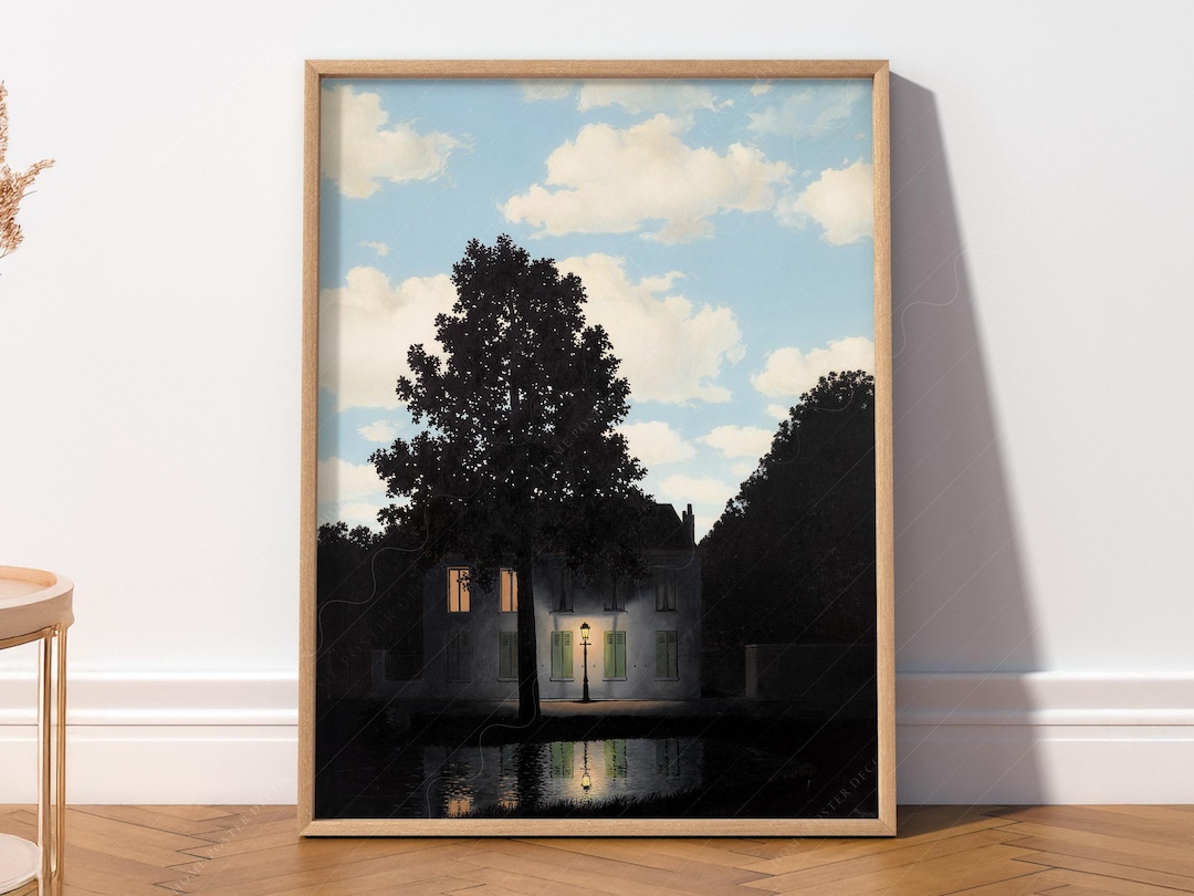 Rene Magritte 'empire of Light' Surrealist Art Print - Etsy