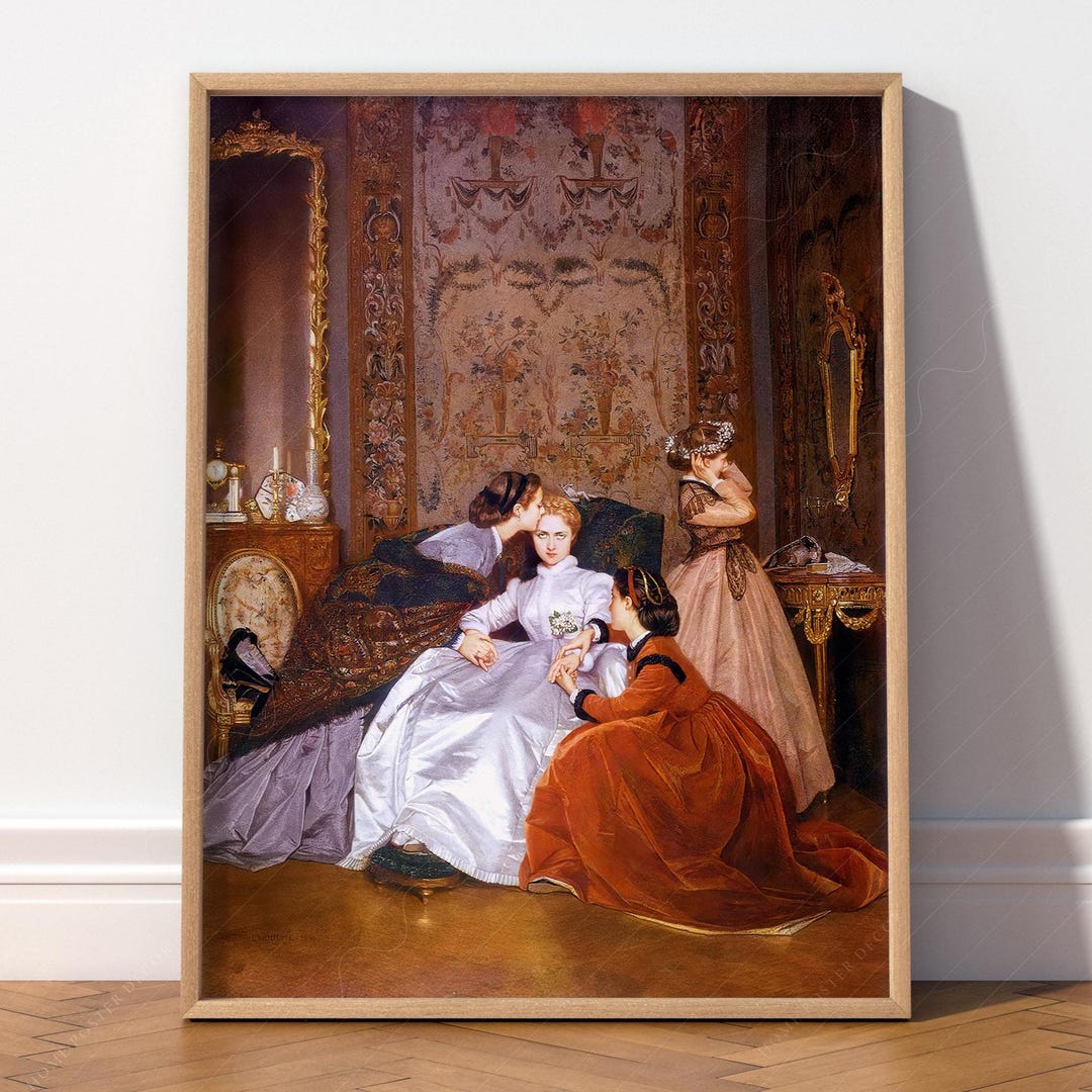 The Reluctant Bride, La Fiancée Hésitante, Auguste Toulmouche, Love ...