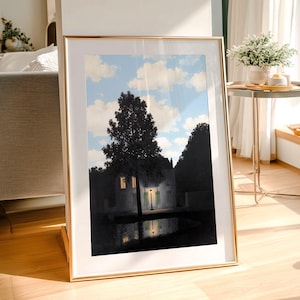 René Magritte the Empire of Light, Surrealist Art Print - Etsy