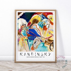 Wassily Kandinsky Print, Exhibition Poster, Museum Print, Abstract ...