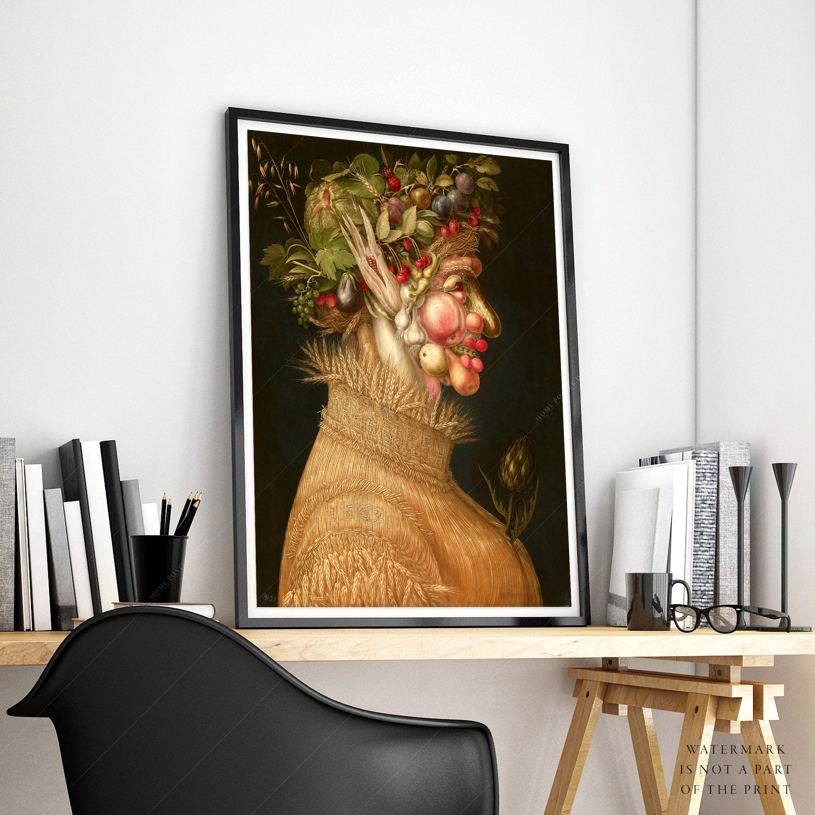 Giuseppe Arcimboldo Fruits Print Vegetables Art Flowers | Etsy