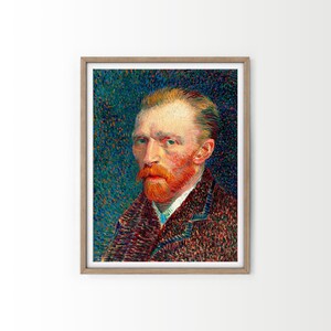 Van Gogh Poster, Van Gogh Portrait, Self-portrait, Van Gogh Painting ...