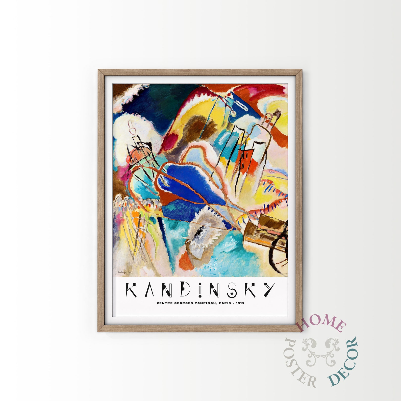 Wassily Kandinsky Print Exhibition Poster Museum Print - Etsy
