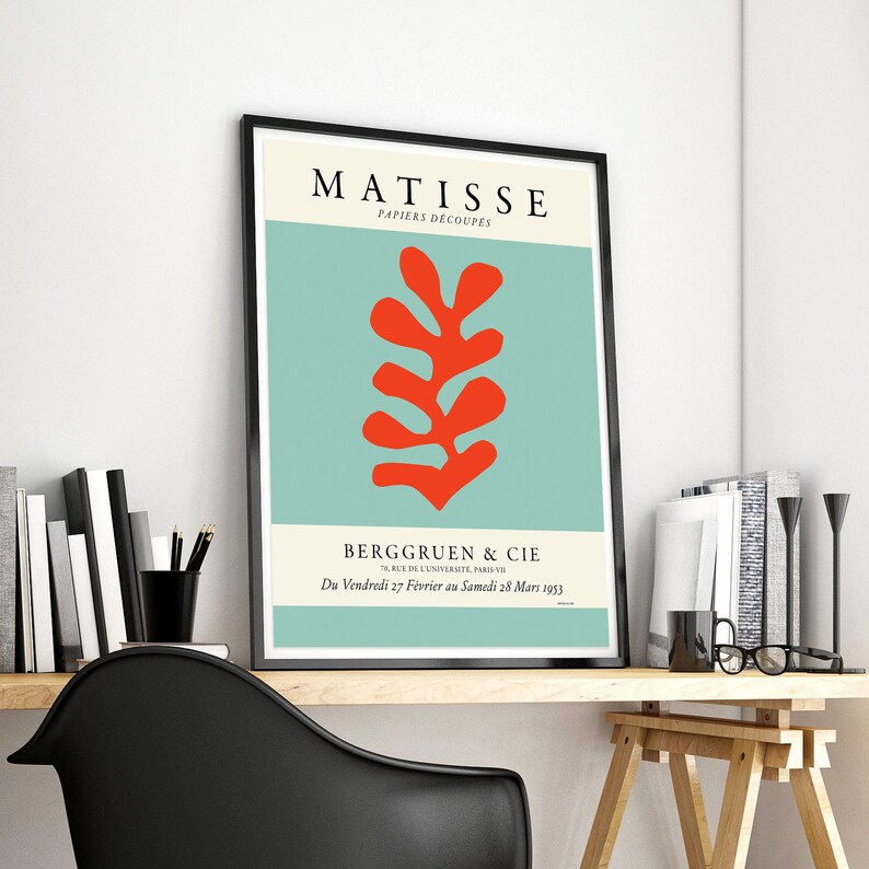 Matisse Poster Henri Matisse Print Matisse Exhibition Art - Etsy